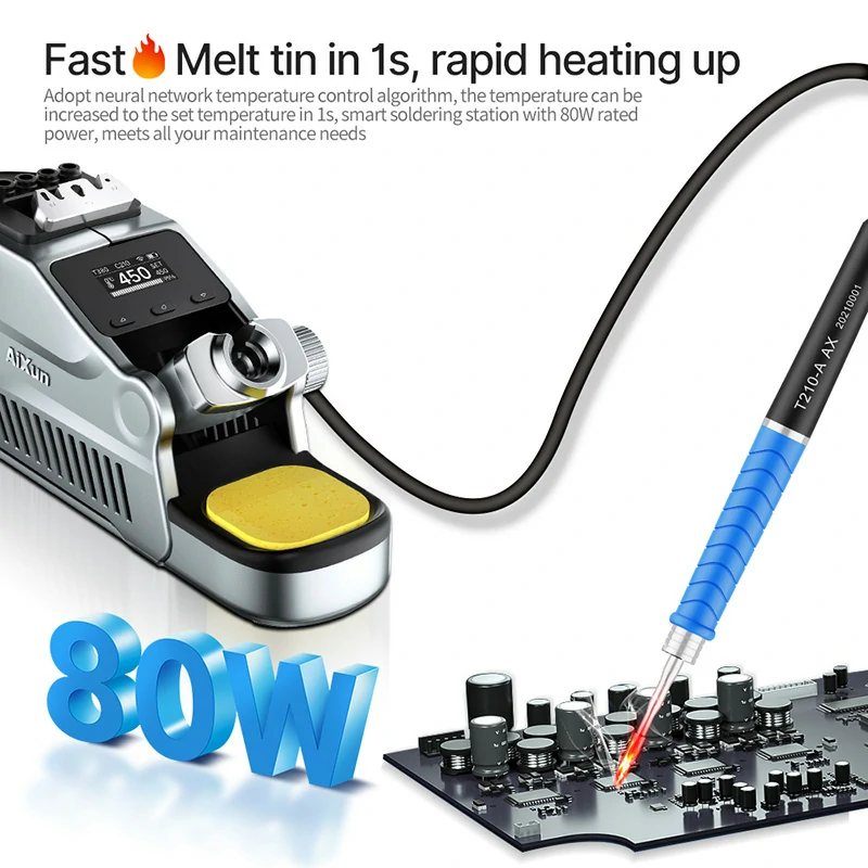 T380 Portable Smart Soldering Station With T210 / T115 Handle Welding ...