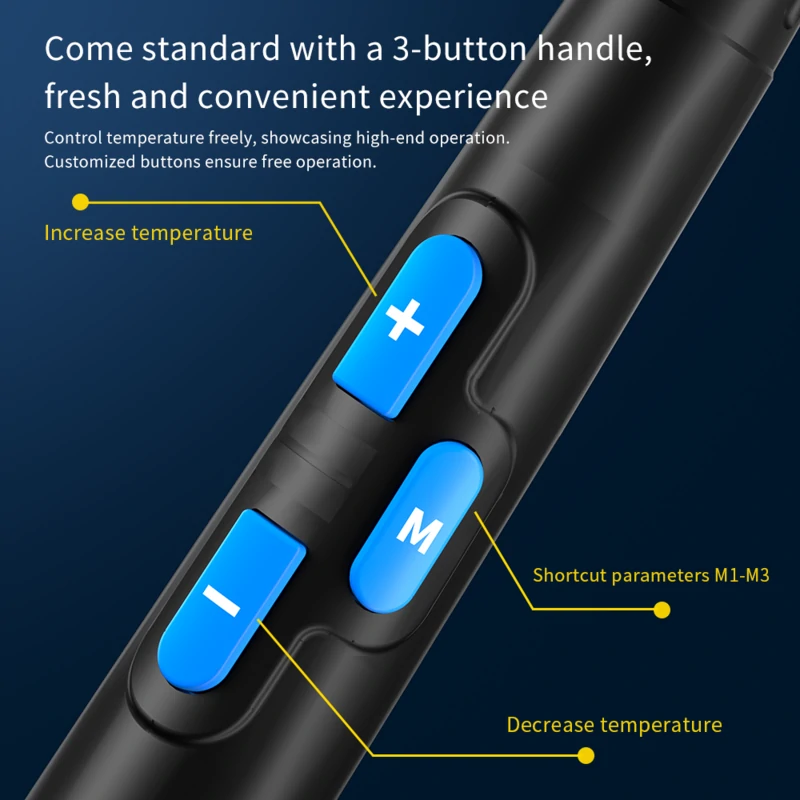 T225 Intelligent 4-in-1 Soldering Handle 7 Core Plug Soldering Iron ...